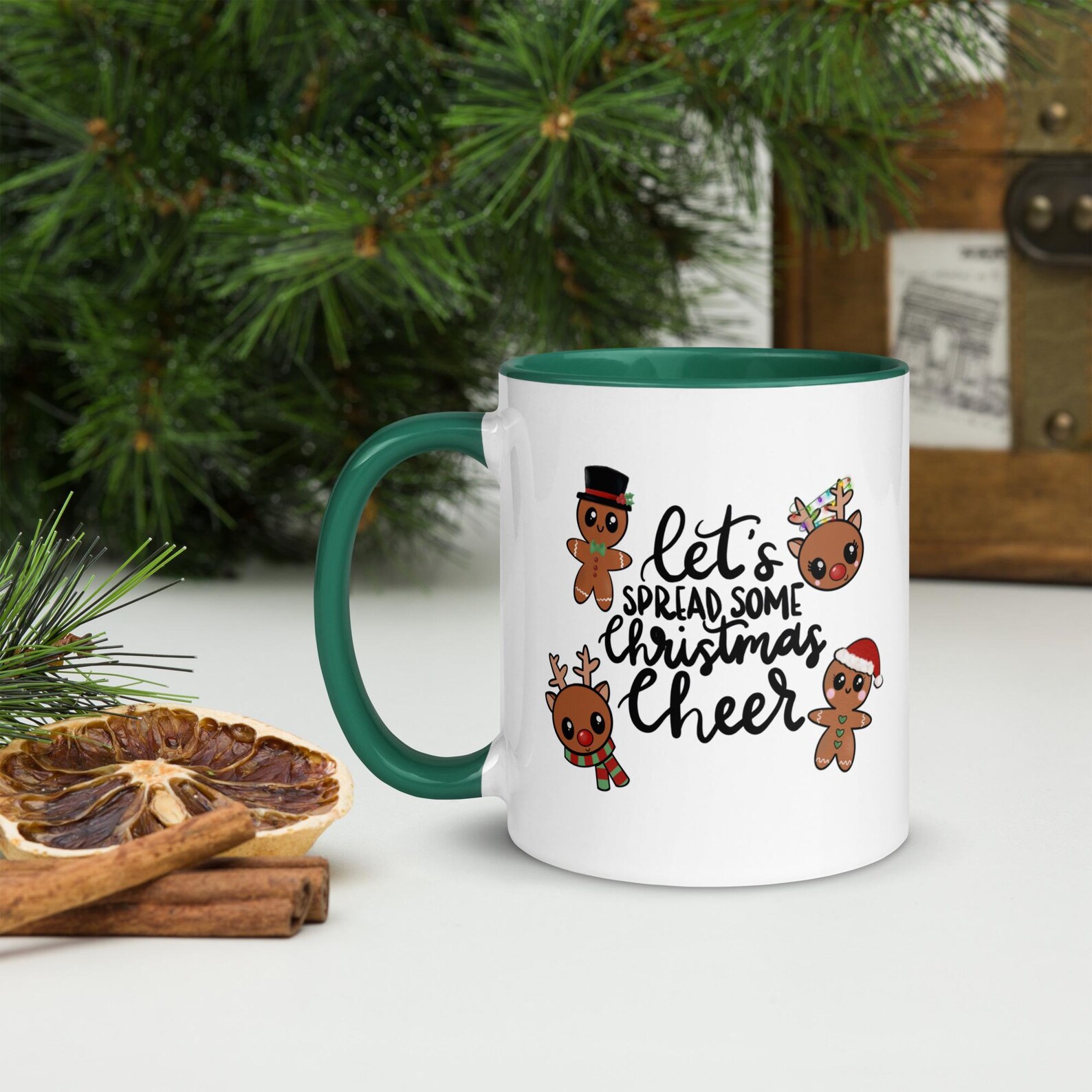 Let's Spread Some Christmas Cheer Coffee Mug, Cute Christmas Coffee Mug ...