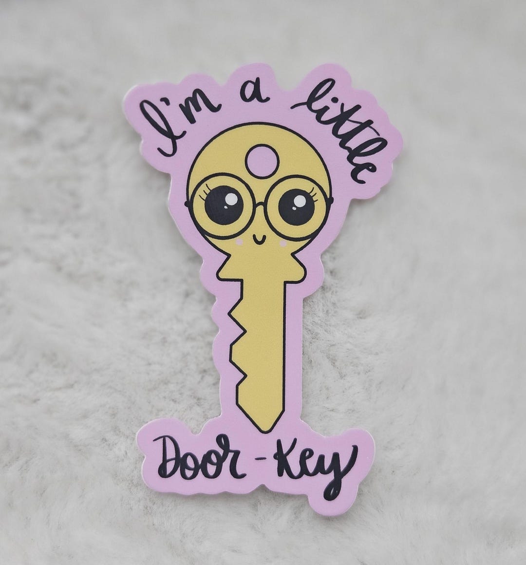 I'm a Little Door-key Cute Vinyl Decal Sticker, Dorky Sticker, Water ...