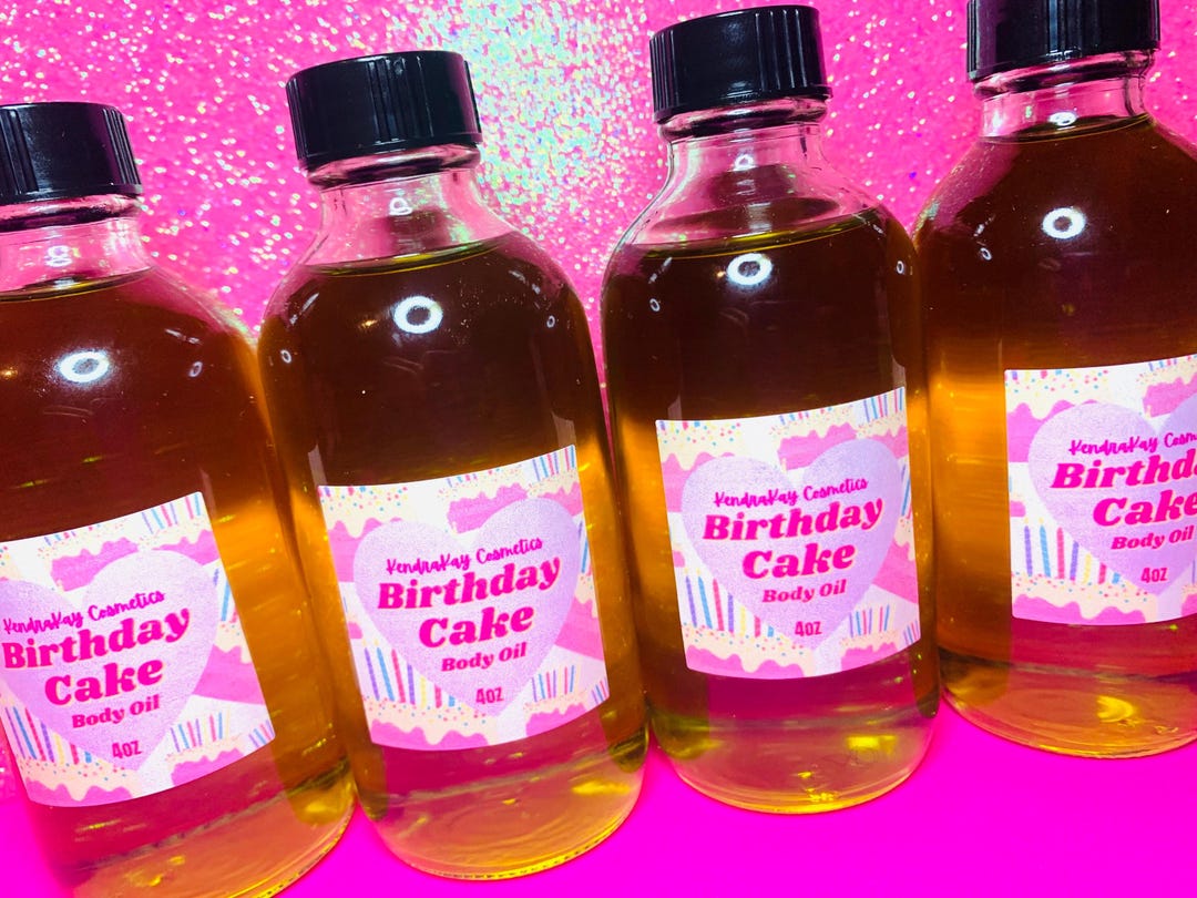 Birthday Cake Body Oil | Scented Oil| Body Oil - Etsy