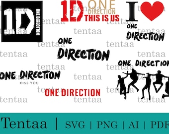 One Direction Logo | Etsy UK