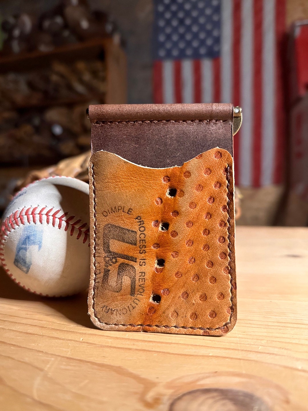 Baseball Glove Wallet With Money Clip - Etsy