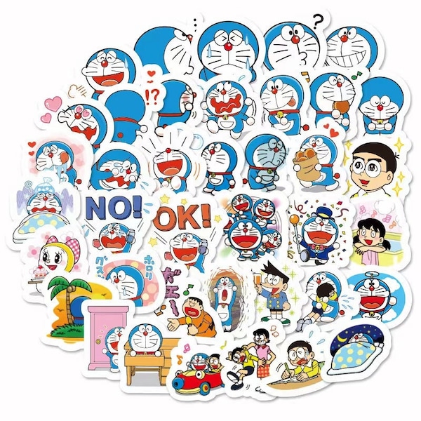 Doraemon Laptop Stickers - Etsy