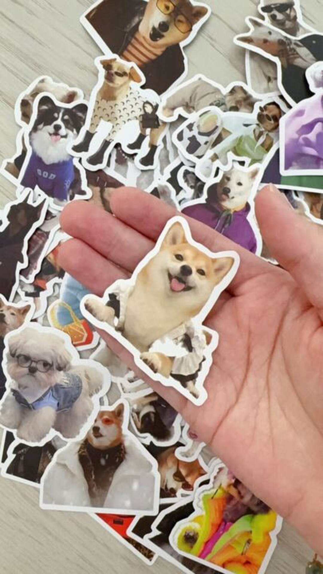 10 60 PCS Cute Dog Sticker Pack Kawaii Sticker Animal Sticker ...