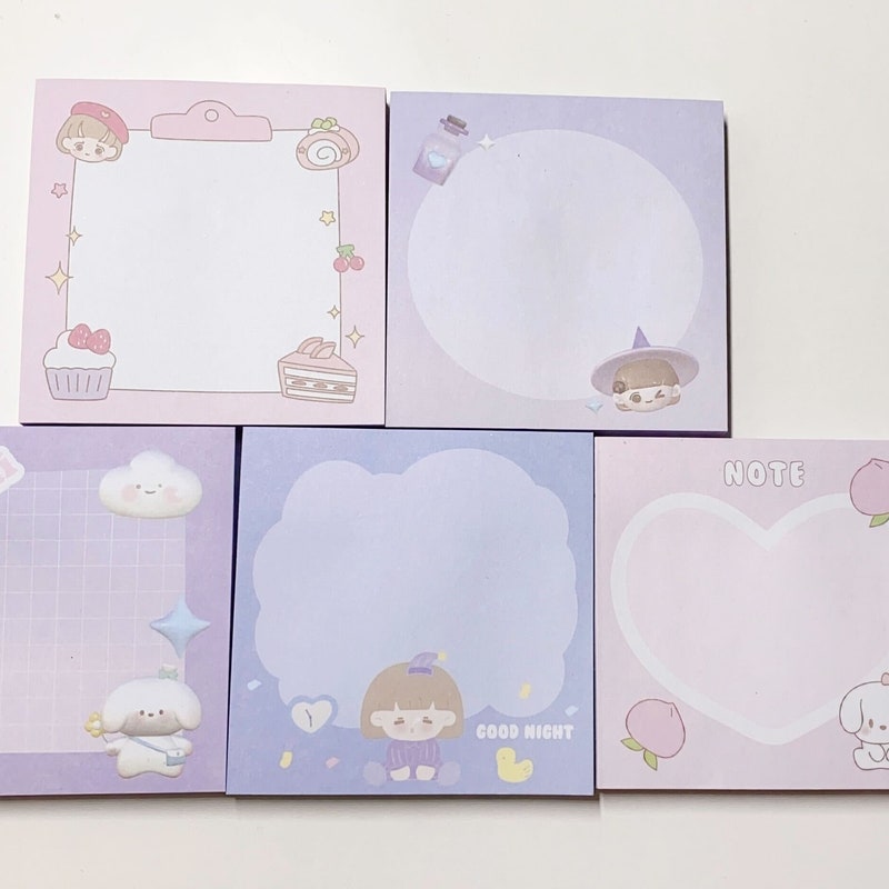 Korean Sticky Note - Etsy