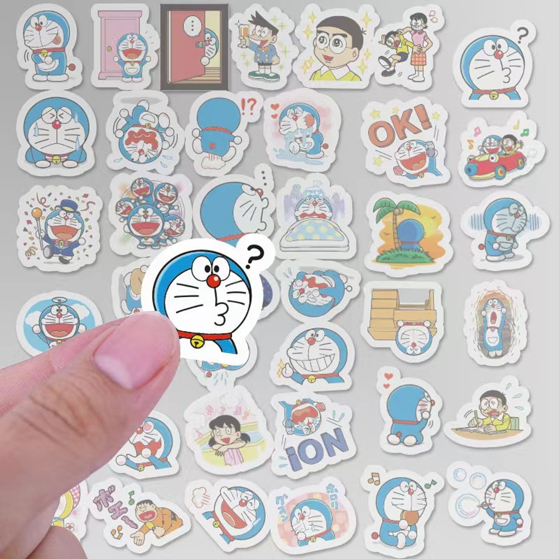 40 PCS Doraemon Sticker Pack Kawaii Sticker Journaling - Etsy Canada
