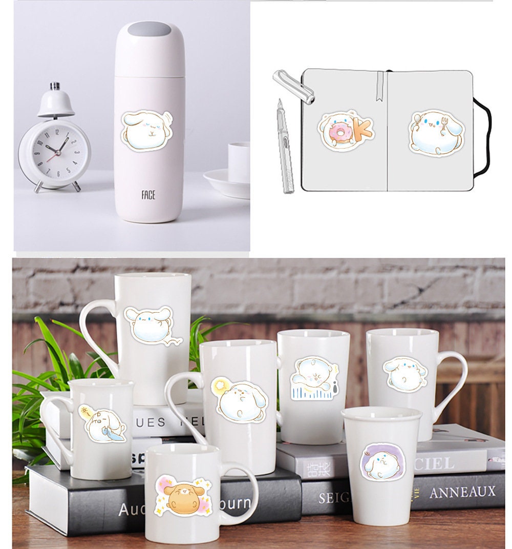 40 PCS Cute Rabbit Sticker Pack Kawaii Sticker Journaling - Etsy