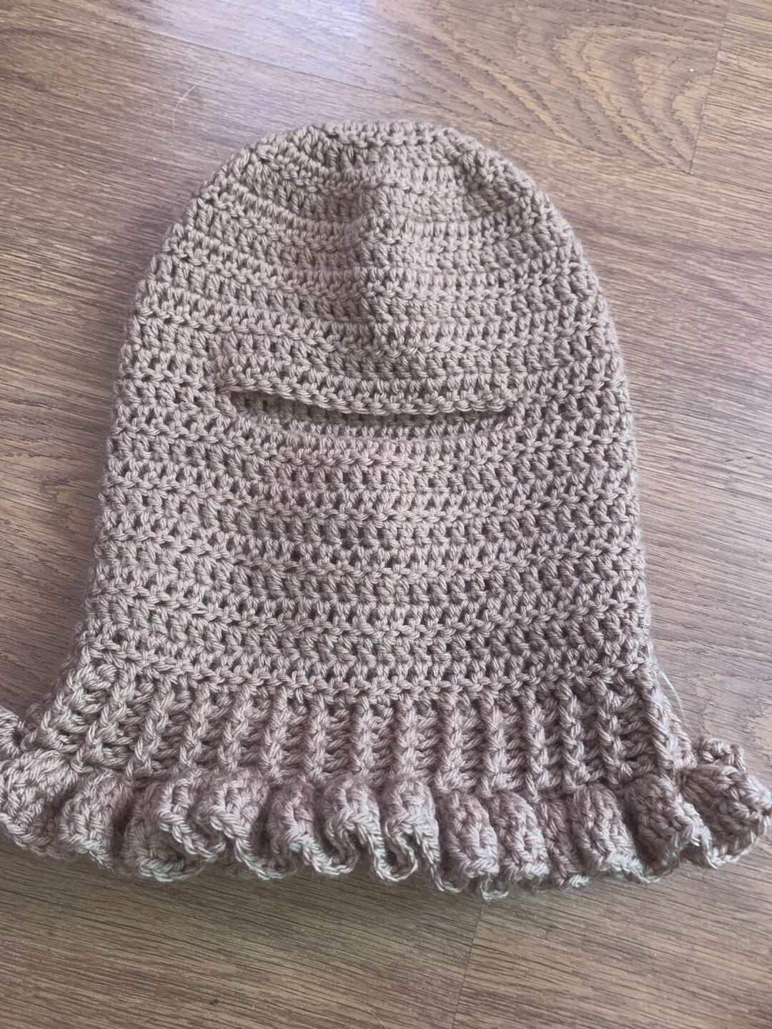 Crochet Ruffled Ski/face Mask - Etsy