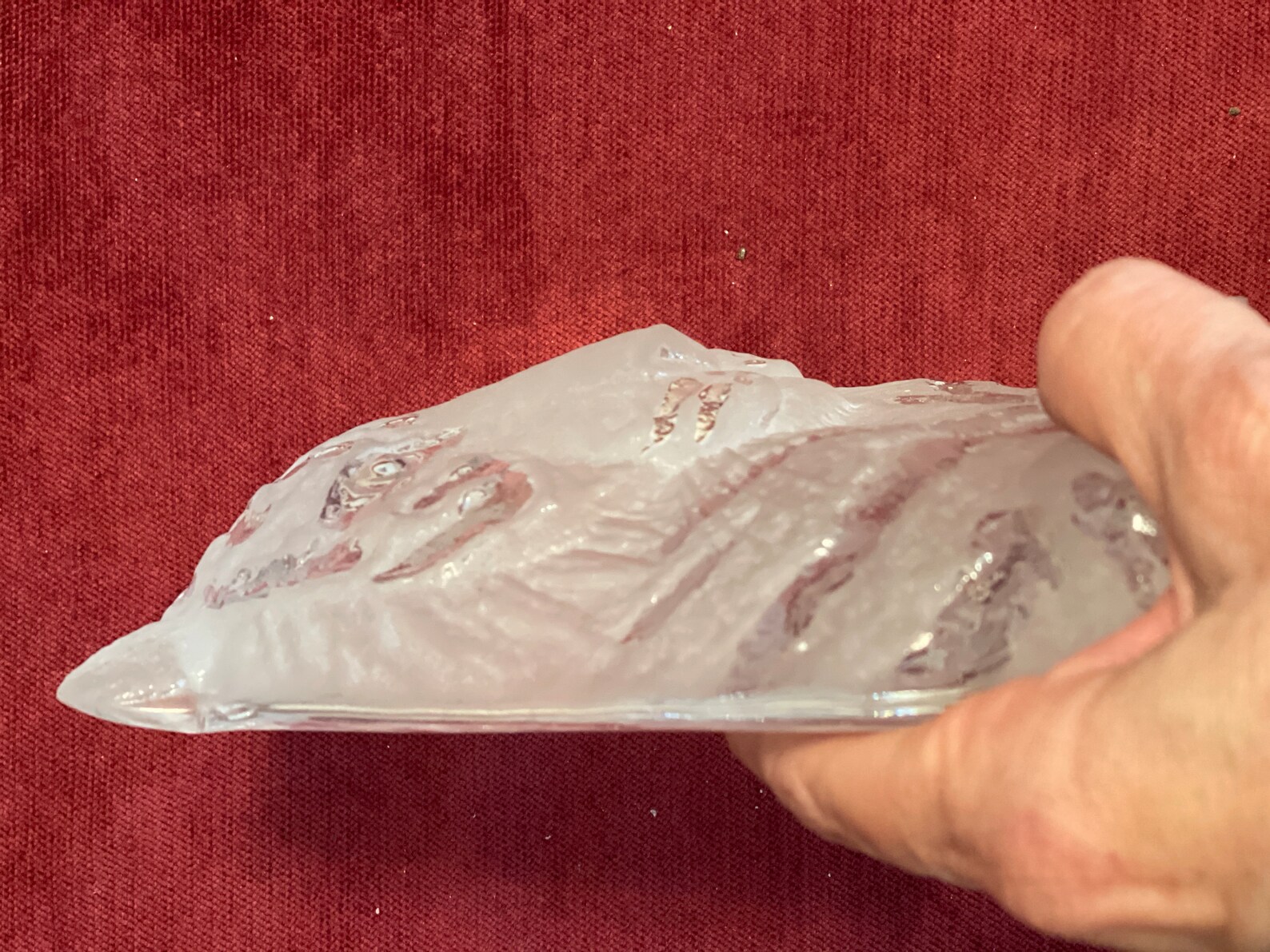 Art Glass Sculpture Paperweight, Signed Paperweight, Art Crystal ...