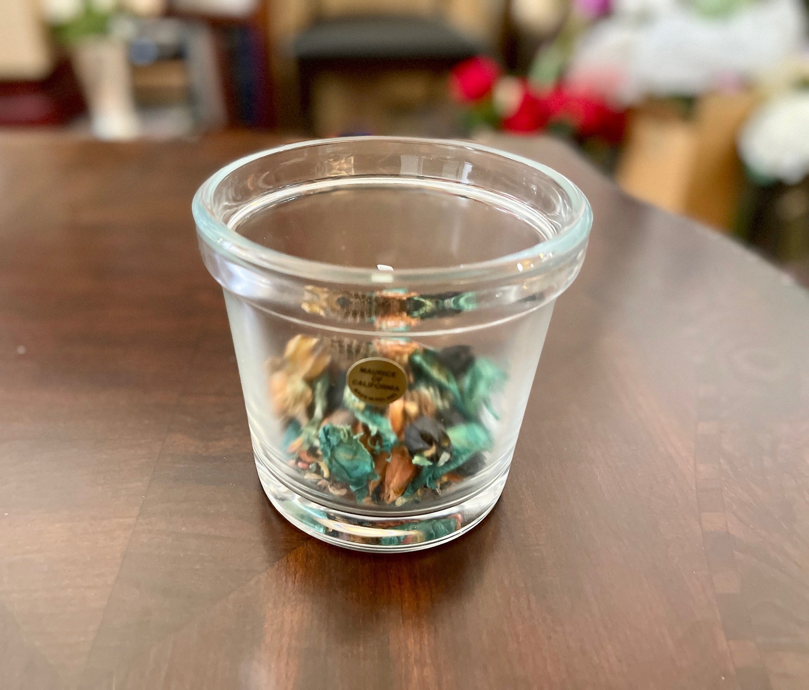 Glass Flower Pot Vase, Flower Vase, Herb Container, Glass Planter Pot ...