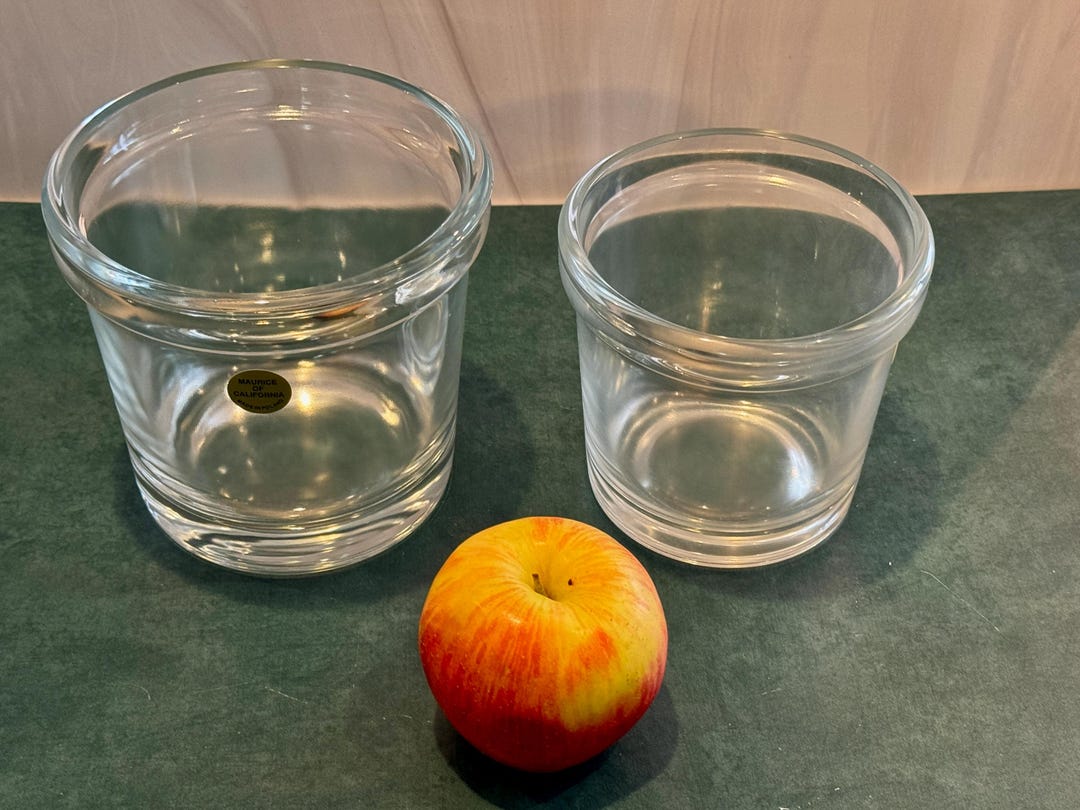 Glass Flower Pot Vases, Flower Vase, Herb Container, Glass Planter Pot ...