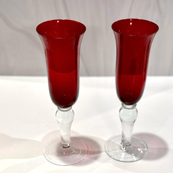 Colored Stemware - Etsy