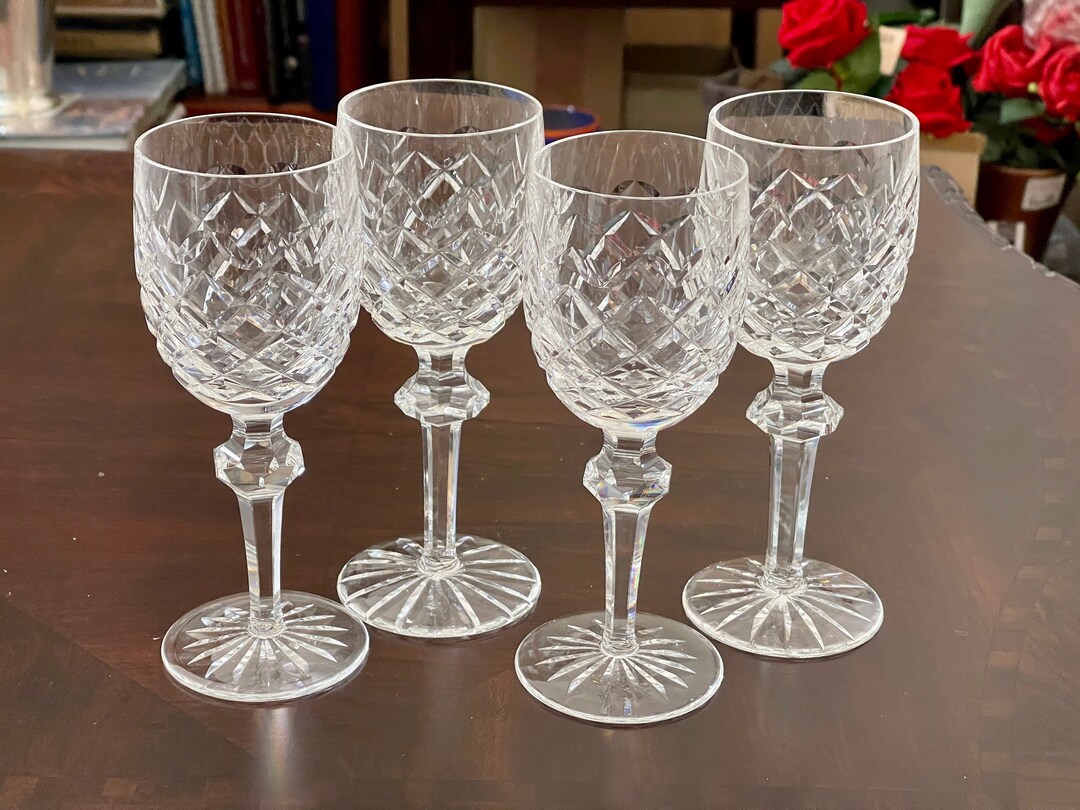 Waterford Crystal Wine Glasses Set of 4, Powerscourt Waterford ...