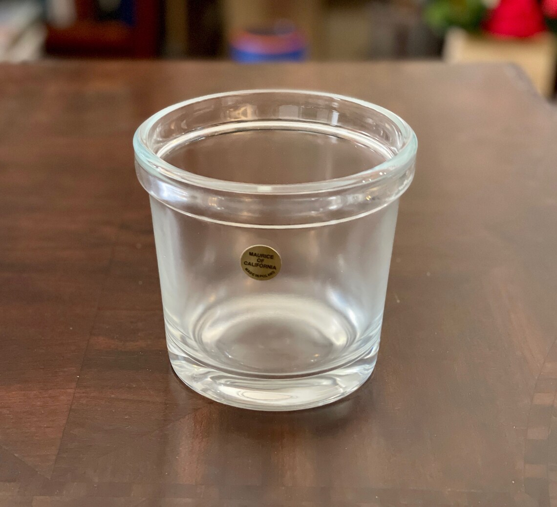 Glass Flower Pot Vase, Flower Vase, Herb Container, Glass Planter Pot ...