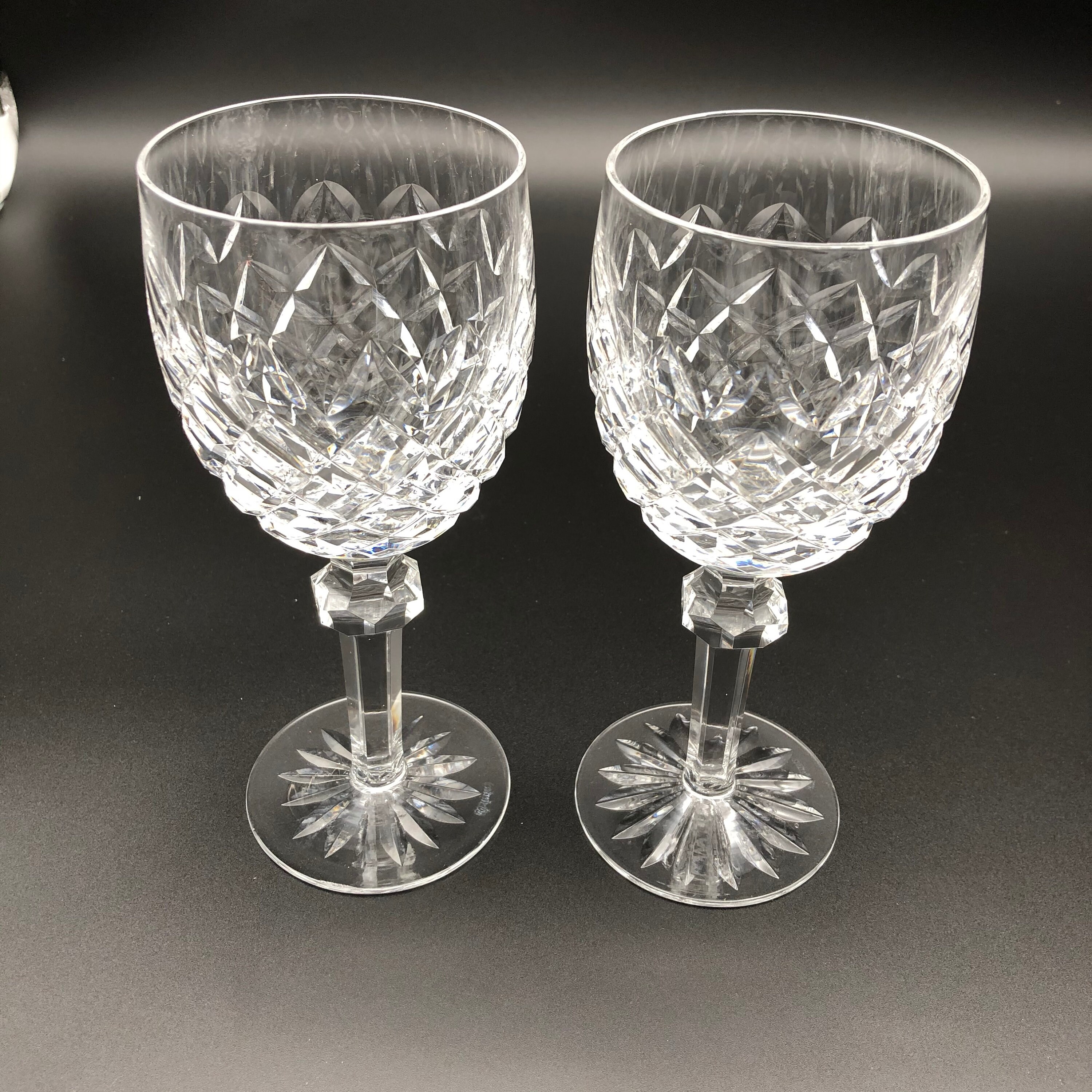 Waterford Crystal Wine Glasses Set of 4, Powerscourt Waterford ...