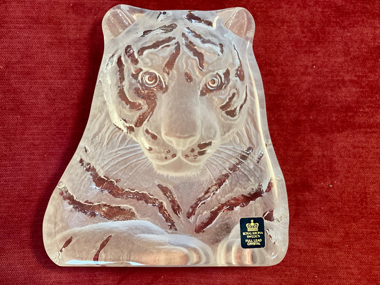 Art Glass Sculpture Paperweight, Signed Paperweight, Art Crystal ...