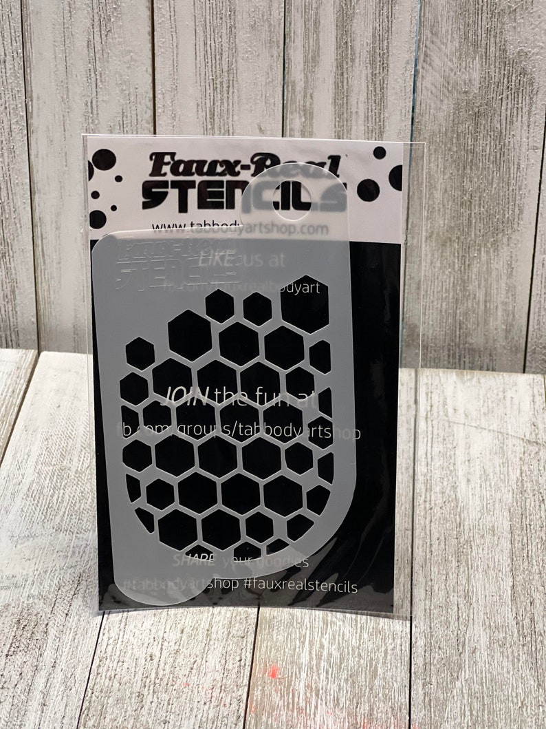 Face Painting Stencil Hexagon - Etsy