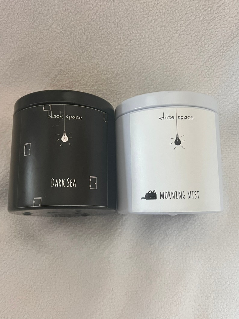 NEW VER Omori Inspired Candles White Space and Black Space - Etsy
