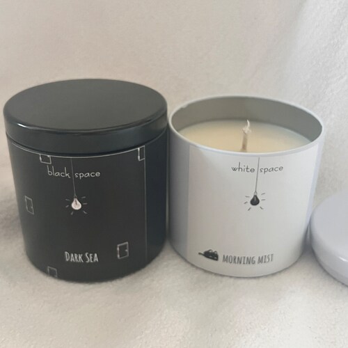NEW VER Omori Inspired Candles White Space and Black Space - Etsy
