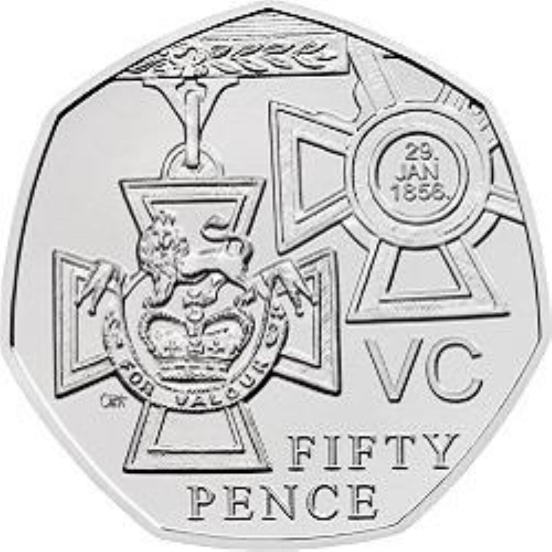 2006 Victoria Cross Medal Queen Elizabeth 50p - Etsy