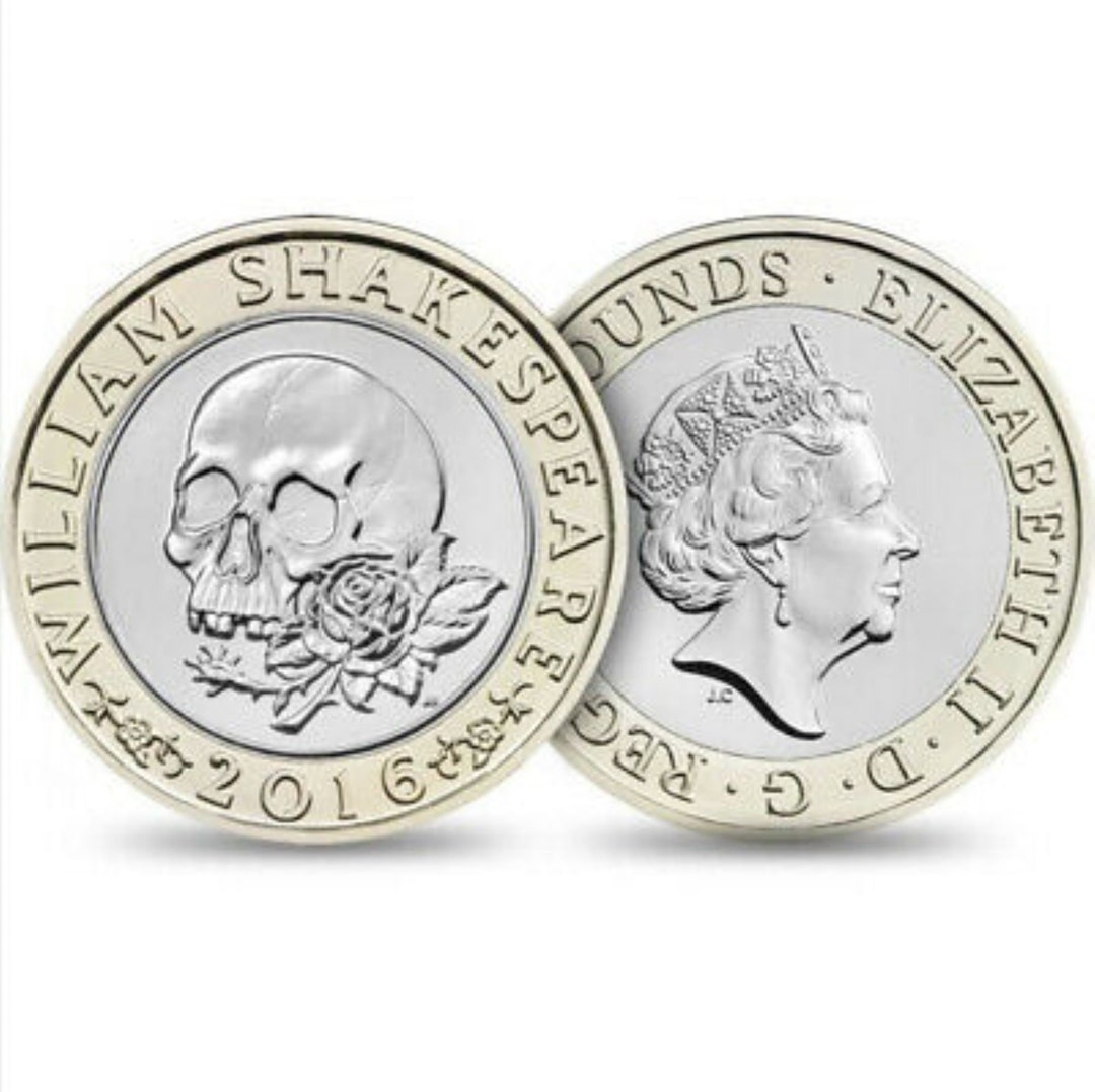 2016 Shakespeare Tragedies 2 Pound Coin - Etsy