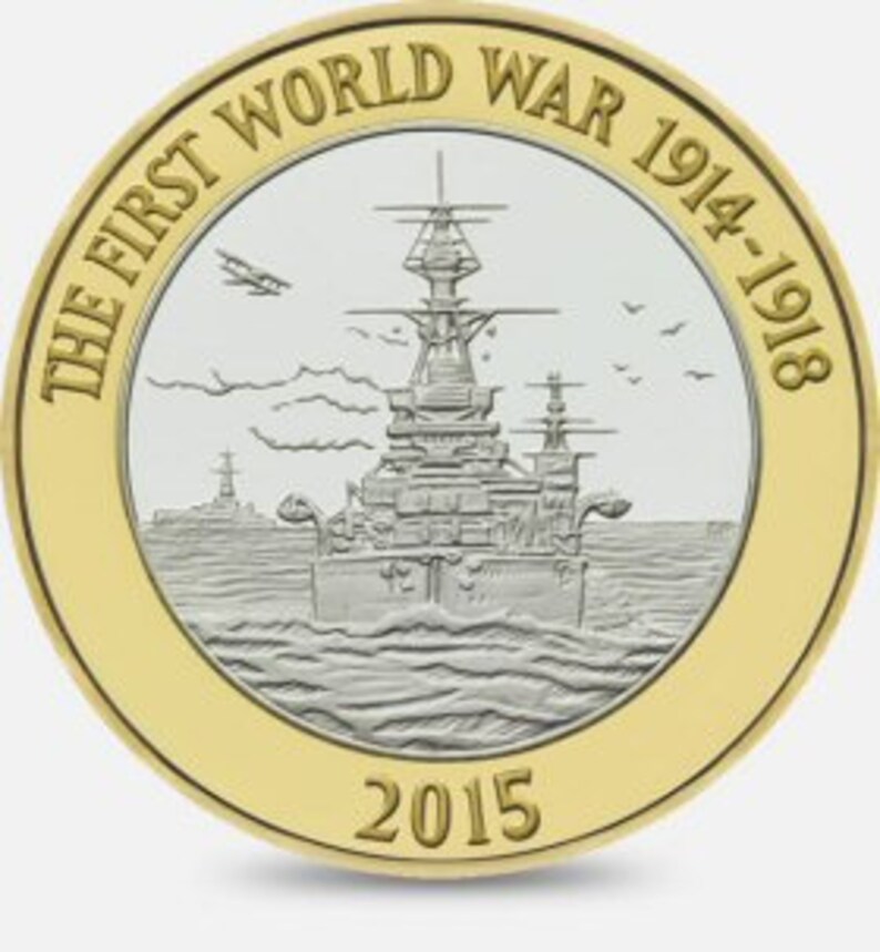 The First World War 1914-1918, 2 Pound Coin 2015 - Etsy UK