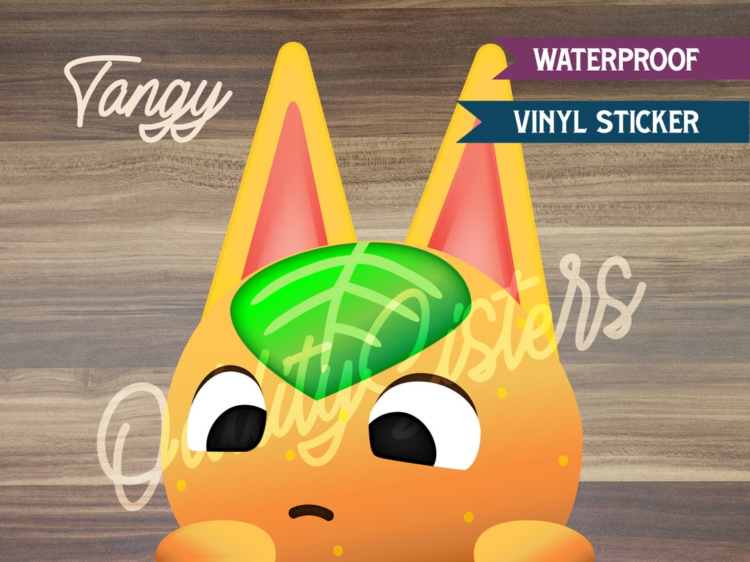 Tangy ACNH Peeker Sticker Decal Animal Crossing Peek A Boo Sticker ...