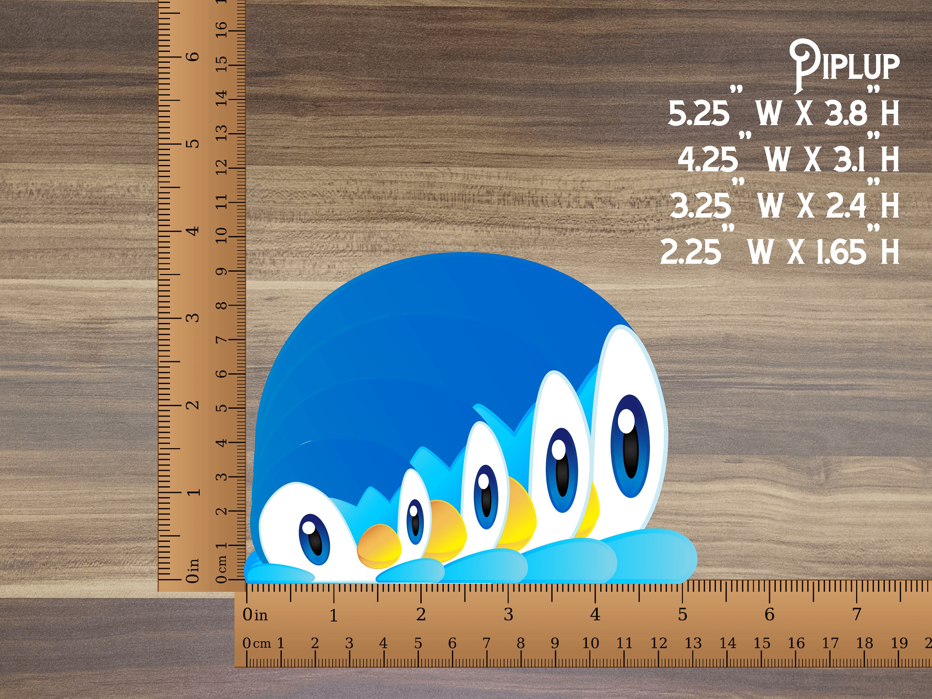 Piplup Peeker Sticker Decal Pokemon Peek A Boo Sticker - Etsy