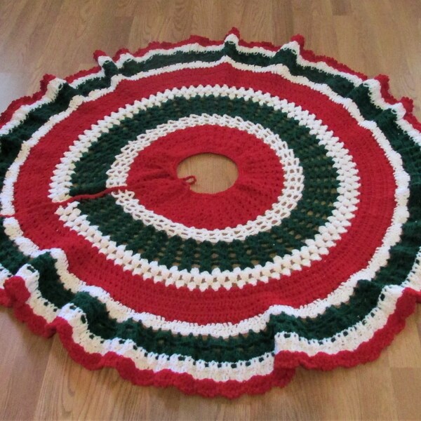 Knit Tree Skirt - Etsy