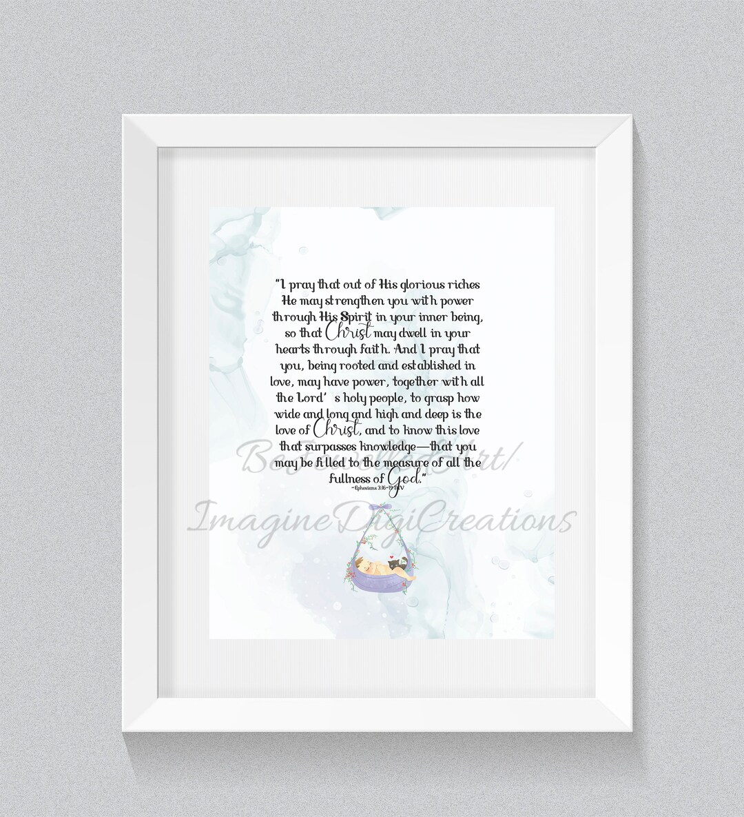 Baby Blessing, Verses, Baby Shower, Baby Gift, Baptism, Bible Verses ...