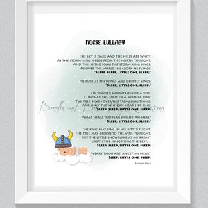 Baby Nursery, Digital Art,adventures, Norse Lullaby,viking Baby ...