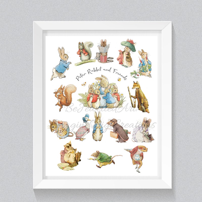 Beatrix Potter Printables - Etsy