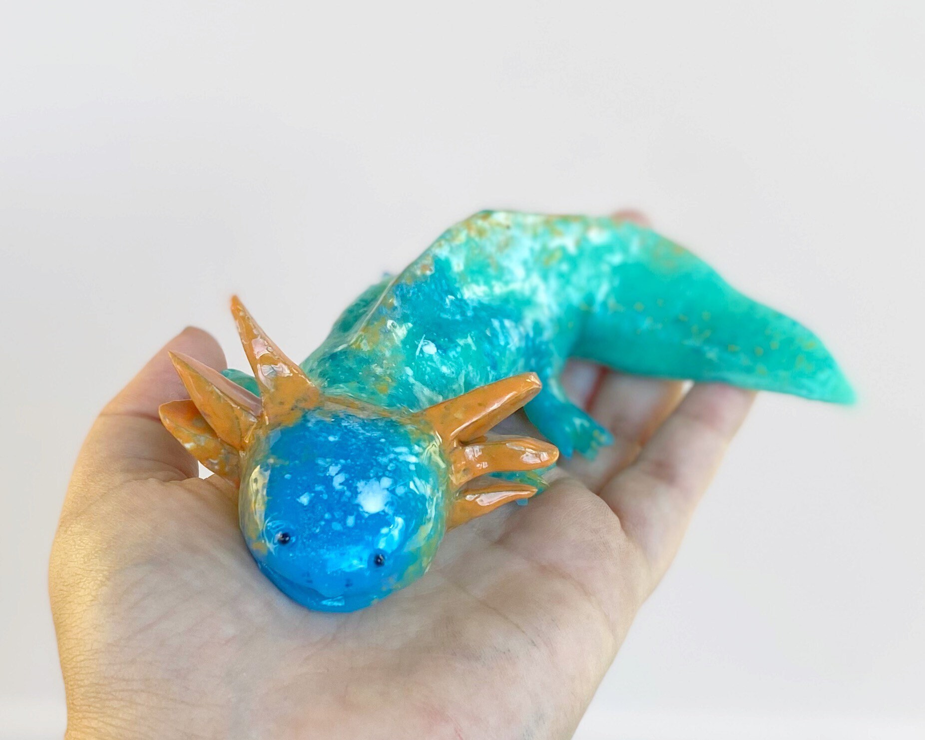 Blue Axolotl Axolotl Silicone Axolotl Squishy Animal - Etsy Canada