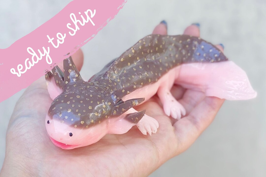 Ready to Ship Axolotl Silicone Axolotl Squishy Animal - Etsy