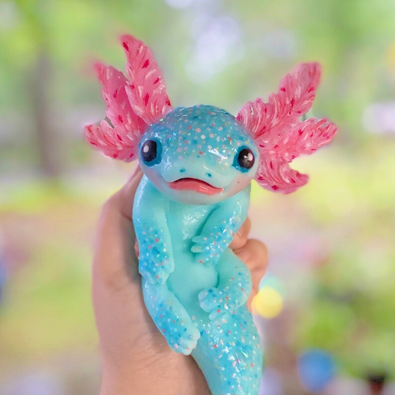 Fantasy Axolotl Axolotl Silicone Axolotl Mud Puppy Water - Etsy