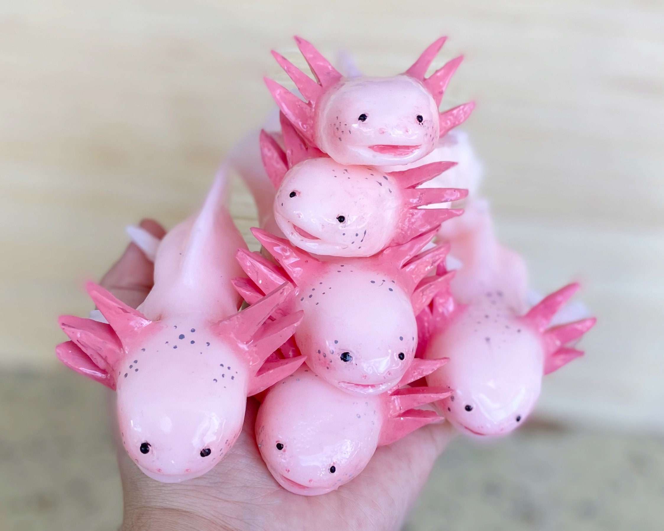 Roze Axolotl Axolotl Silicone Axolotl Squishy Stress Toy - Etsy Nederland
