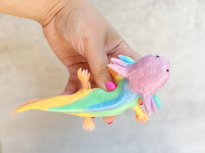 Axolotl, Squishy Axolotl, Squishy Animal, Puppy Pet Play , Squishy ...