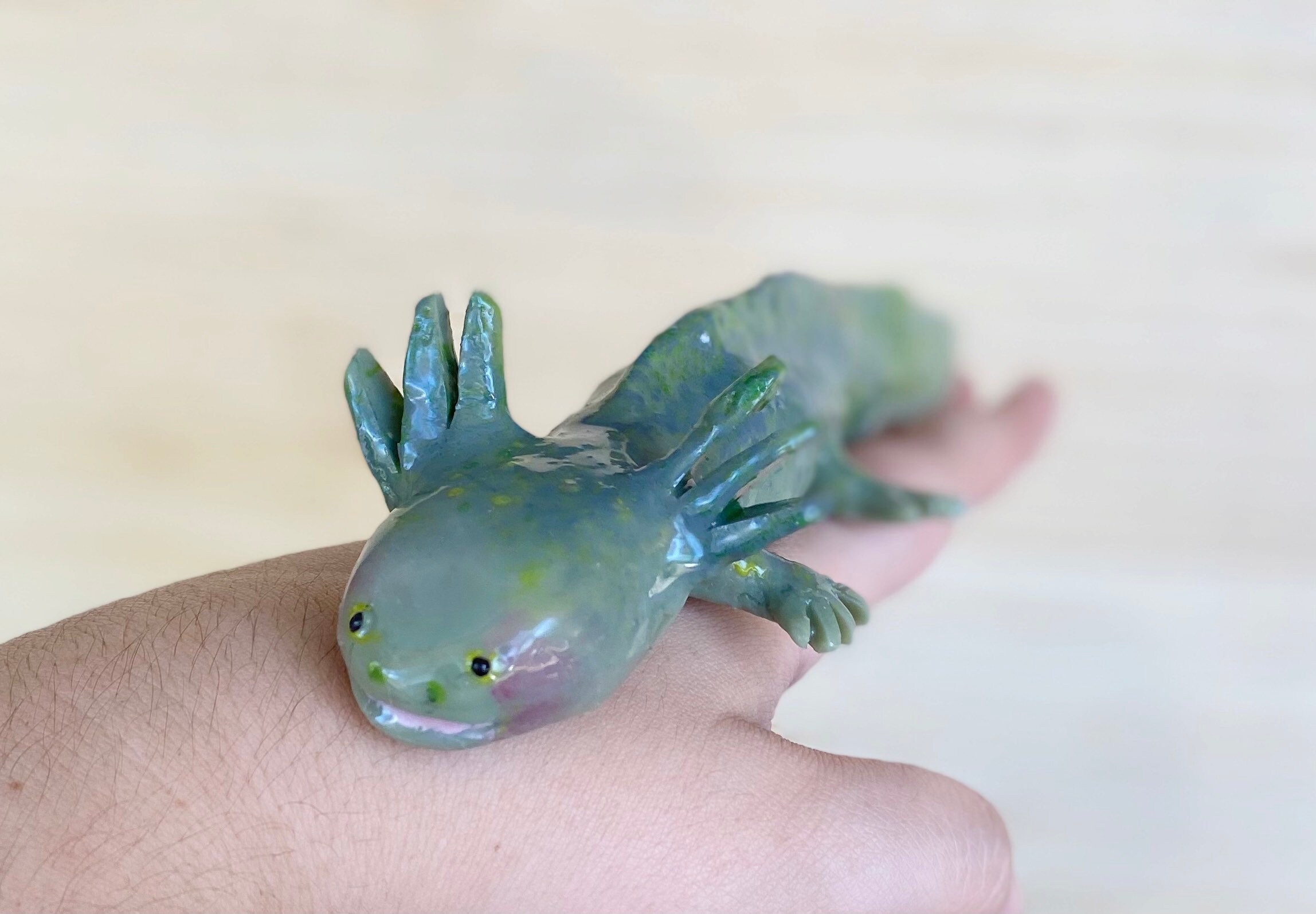 Wild Green Axolotl Axolotl Squishy Axolotl Squishy Animal - Etsy UK