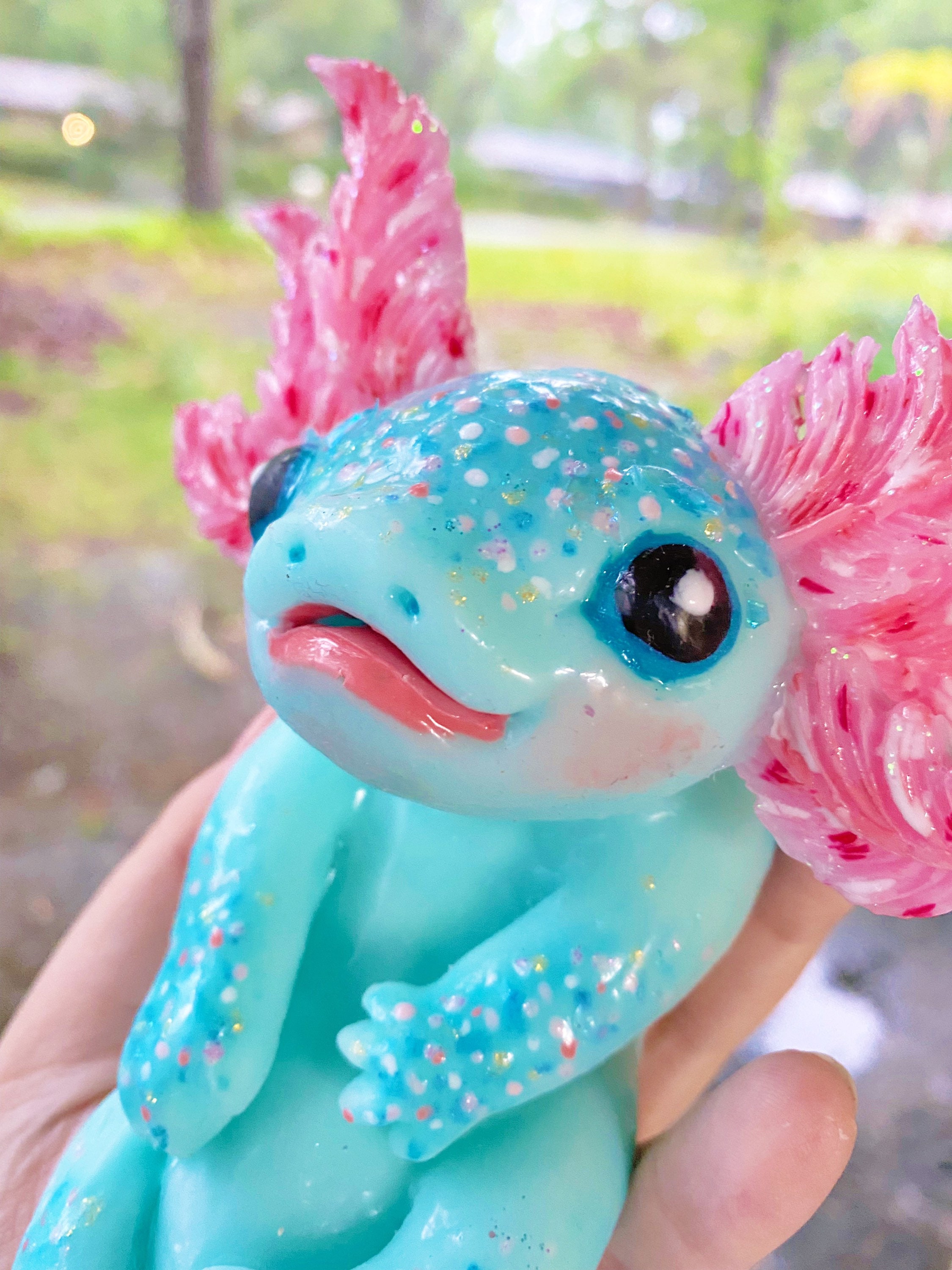 Fantasy Axolotl Axolotl Silicone Axolotl Mud Puppy Water | Etsy Australia