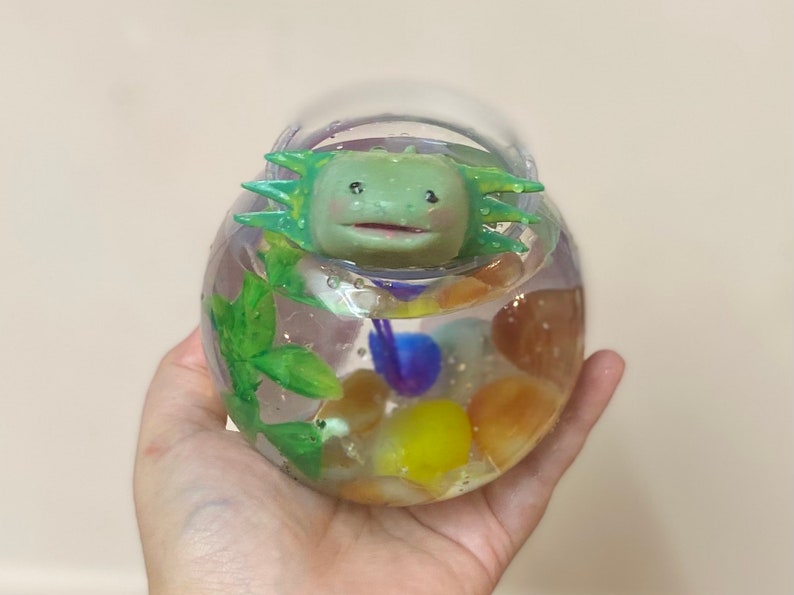 Wild Green Axolotl, Axolotl, Squishy Axolotl, Squishy Animal, Puppy Pet ...