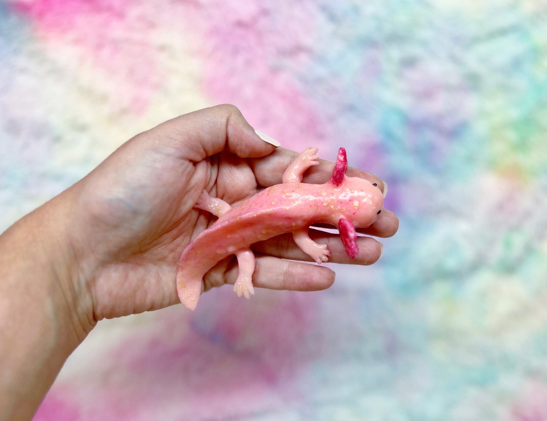 Ready to Ship, Axolotl, Silicone Axolotl, Mud Puppy, Water Puppy, Full ...