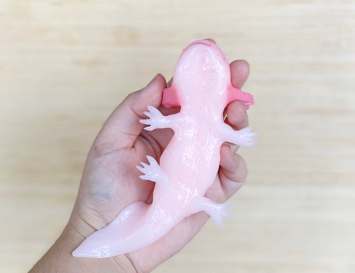 Pink Axolotl Axolotl Silicone Axolotl Squishy Stress Toy - Etsy Australia