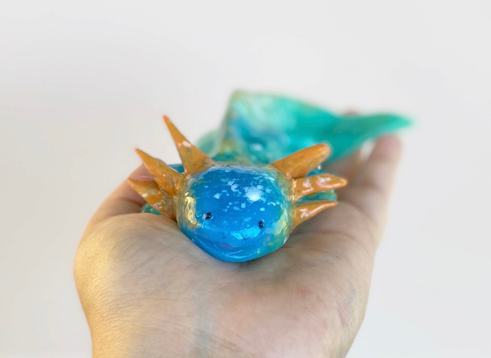 Blue Axolotl Axolotl Silicone Axolotl Squishy Animal - Etsy
