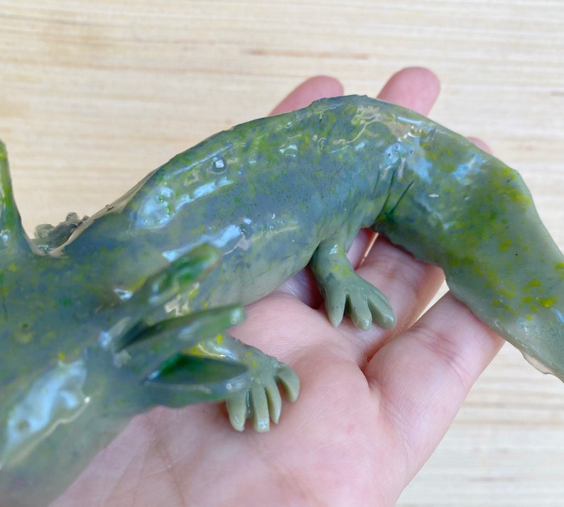 Wild Green Axolotl Axolotl Squishy Axolotl Squishy Animal - Etsy