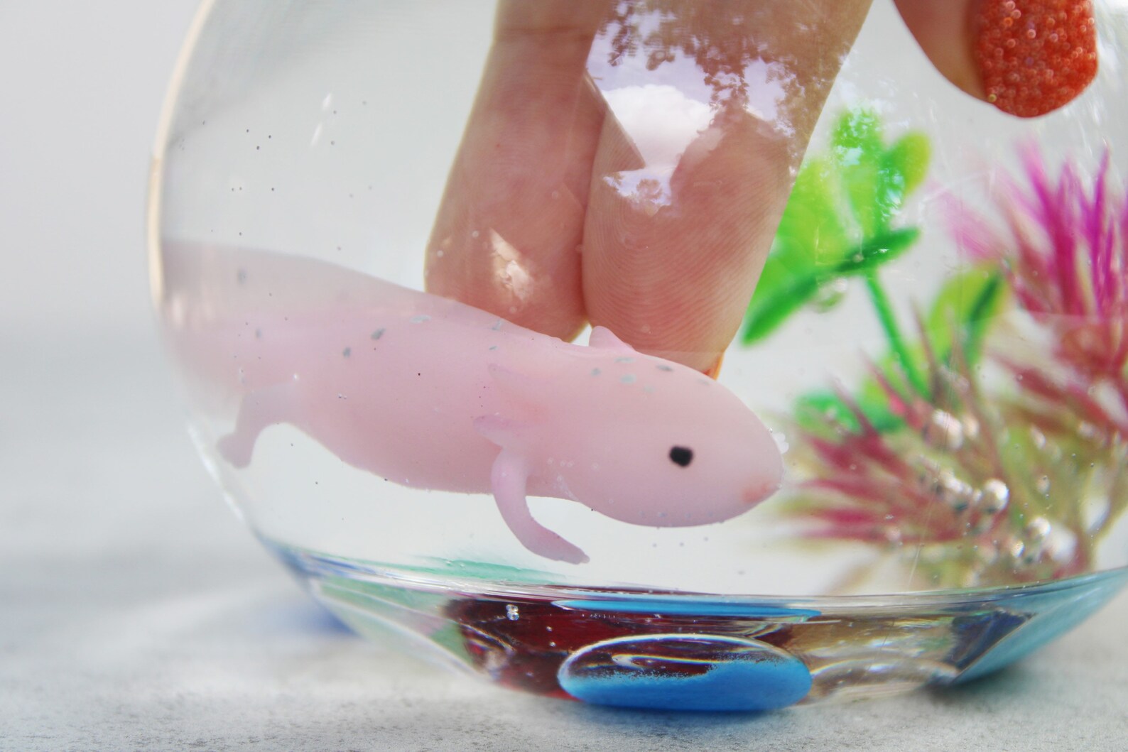 Mini Axolotl Baby Axolotl Squishy Stress Toy Albino - Etsy UK