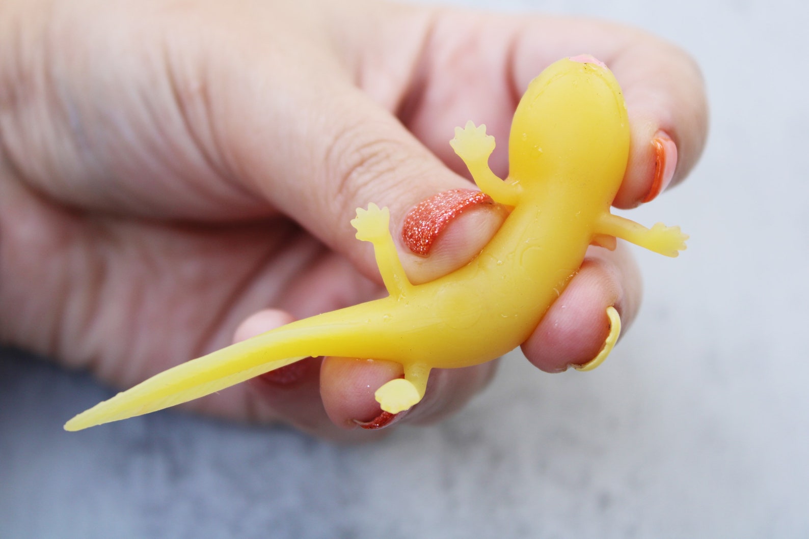 Mini Axolotl Baby Axolotl Squishy Stress Toy Albino - Etsy UK