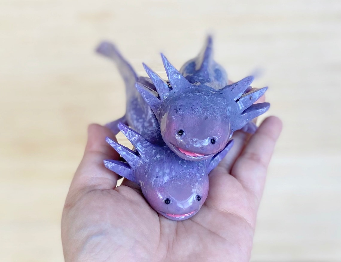 Lavender Axolotl Axolotl Squishy Squishy Animal Squishy - Etsy