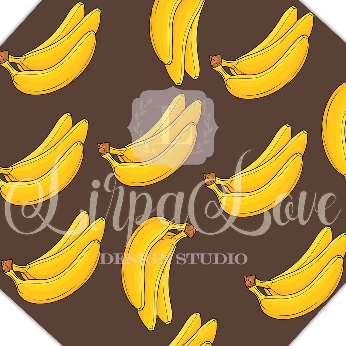 Banana Buzz Digital Paper /banana Digital Paper, Yellow Fruity ...