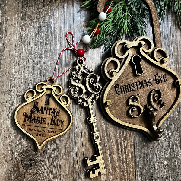 Santa Key - Etsy