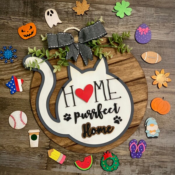 Interchangeable Welcome Sign - Etsy