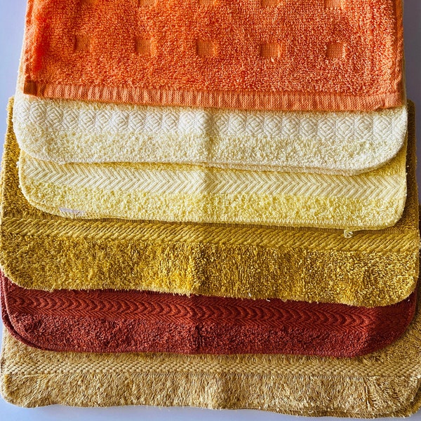 Orange Washcloths - Etsy